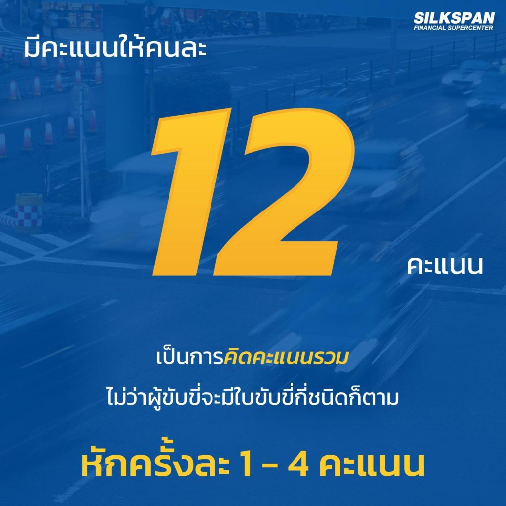 เกณฑ์ตัดคะแนนจราจรแบบใหม่ เริ่ม 9 มกราคม 66 นี้ - SILKSPAN